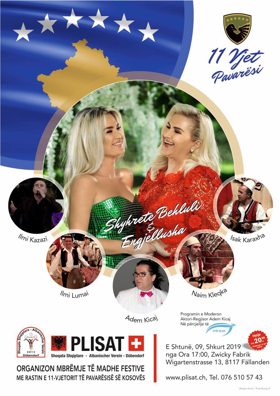 "Plisat", festë për 11 vjetorin e Pavarësisë së Kosovës - Albinfo