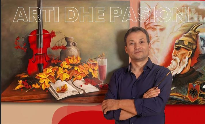 Ekspozitë e piktorit Arsim Berisha në 10-vjetorin e ansamblit "Trojet ...