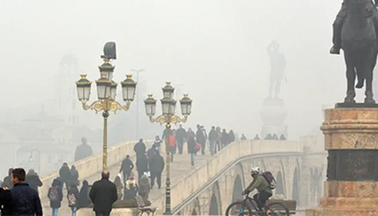 Shkupi mëngjesin e sotëm është në vendin e dytë në Evropë për nga ...